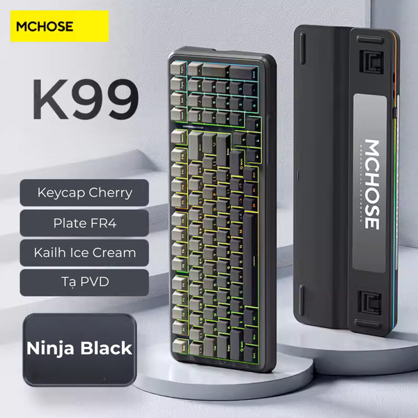 Bàn phím cơ Mchose K99 - Ninja Black