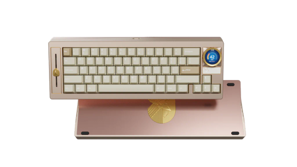 Freya Ultra Anodized Champagne Gold Keyboard - Anodized Rose Gold