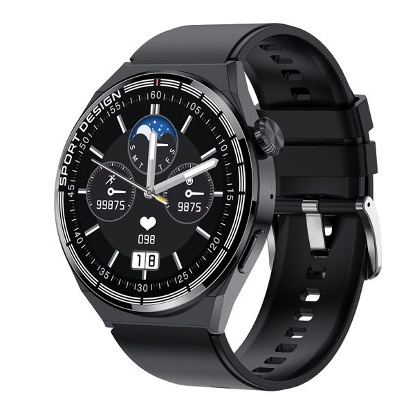 HDT 3 Max 1.6 inch IP67 Silicone Band Black – Đồng hồ thông minh chống