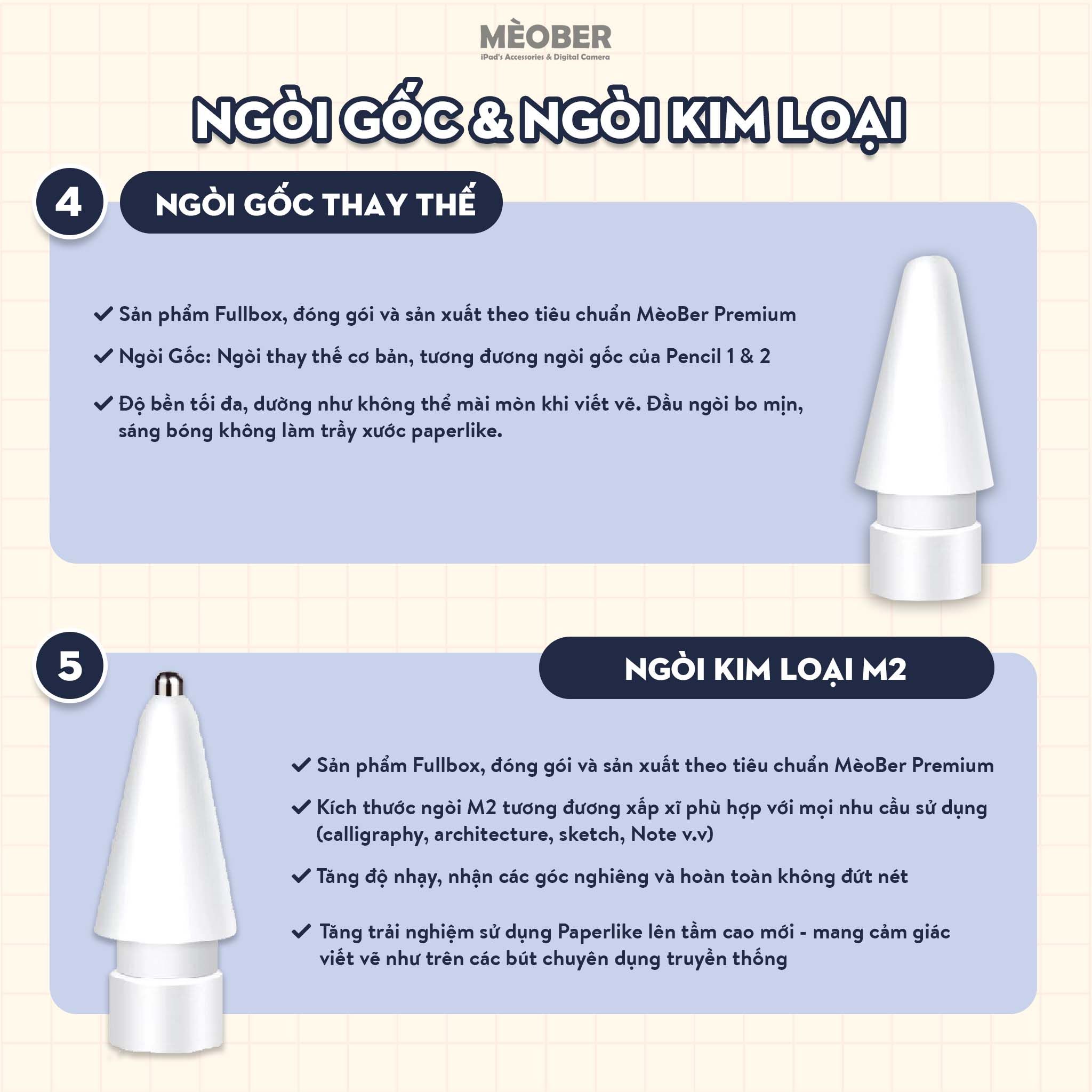 Combo phụ kiện iPad Starter Pack 03 món by MèoBer – MèoBer®