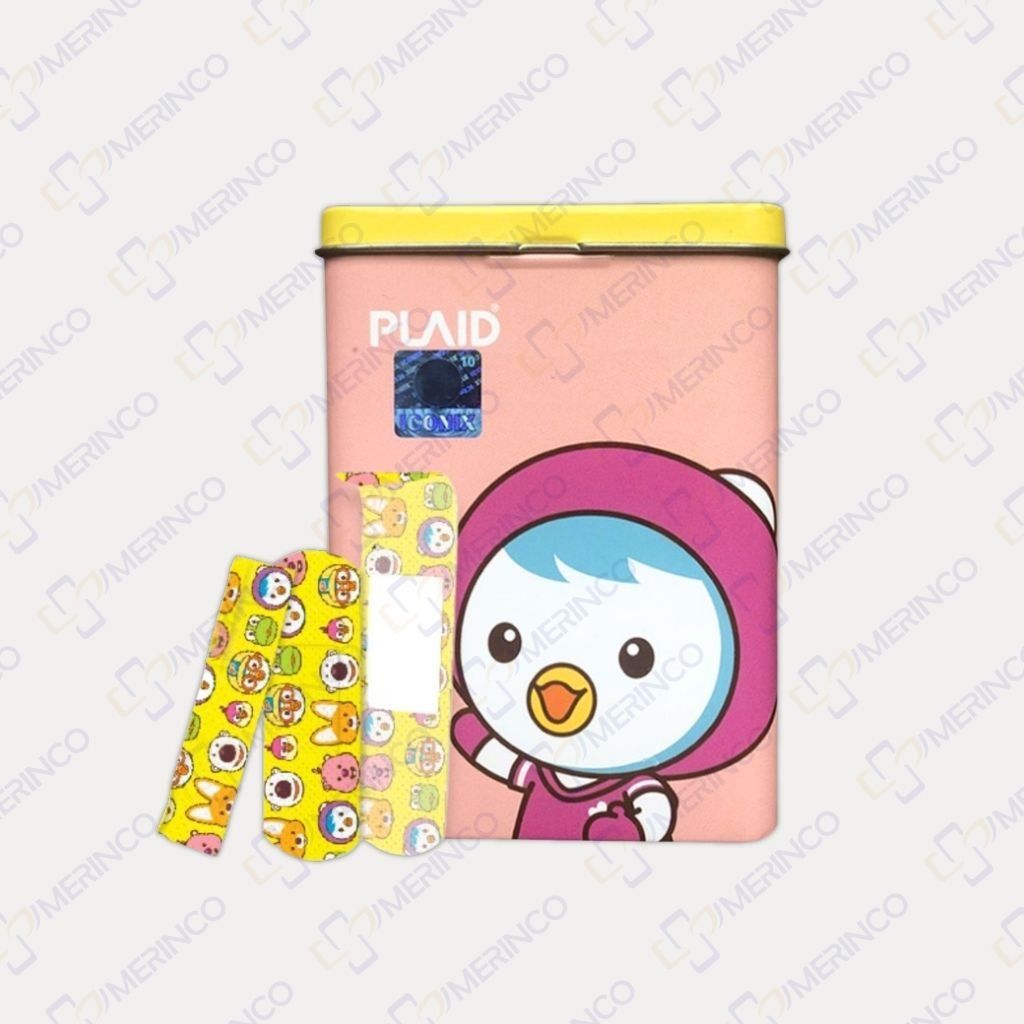 Băng keo cá nhân Pororo hộp thiếc vàng (1 hộp) – Merinco
