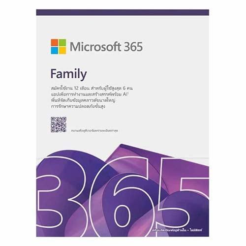 MICROSOFT Office M365 Family English APAC Subscr 1YR Medialess (EP2-36