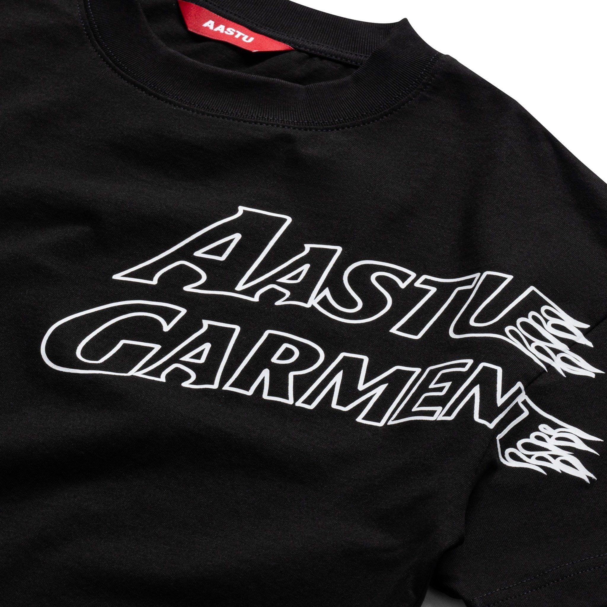 AA FIRE GARMENT LOGO TEE V2 // BLACK – AASTU®