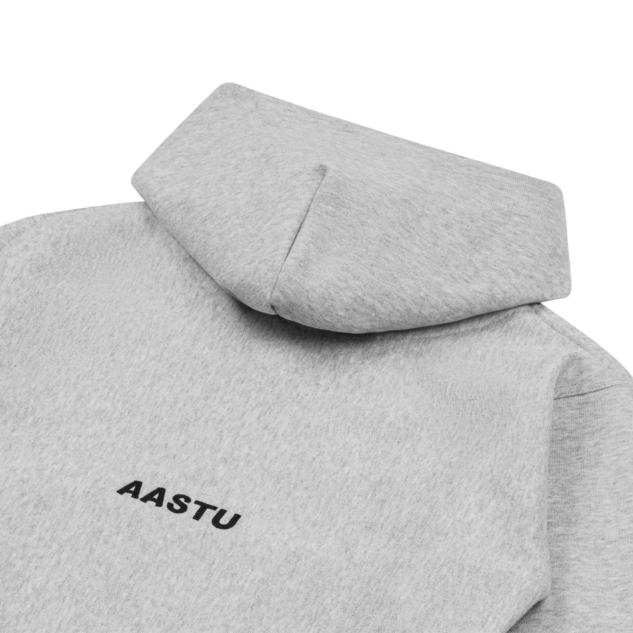 AA ICON FITTED HOODIE // GREY – AASTU®