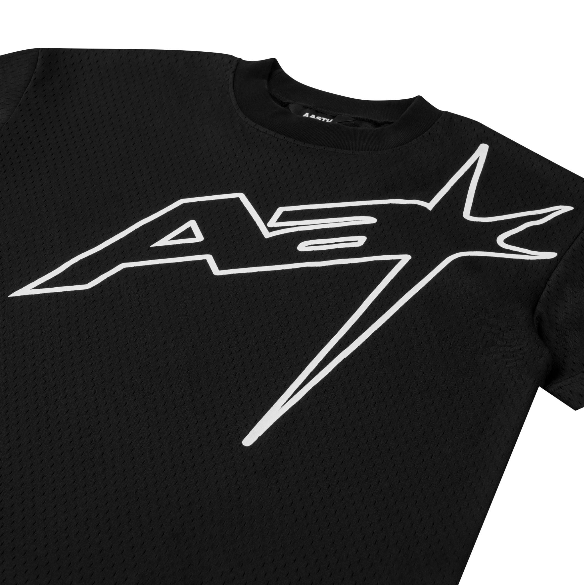AA MESH RACING TEE // BLACK – AASTU®