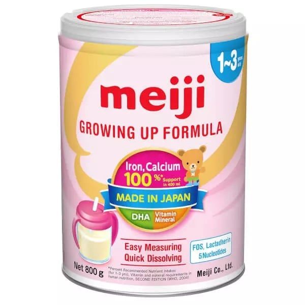 Sữa bột Meiji Growing up Formula 800g (12-36 tháng) – Ruby Mart