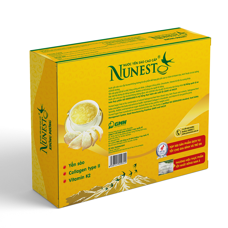 Nước Yến NuNest không đường – Ruby Mart