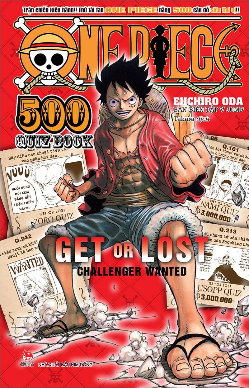 One Piece 500 Quiz Book - Tập 1 – Nhà xuất bản Kim Đồng