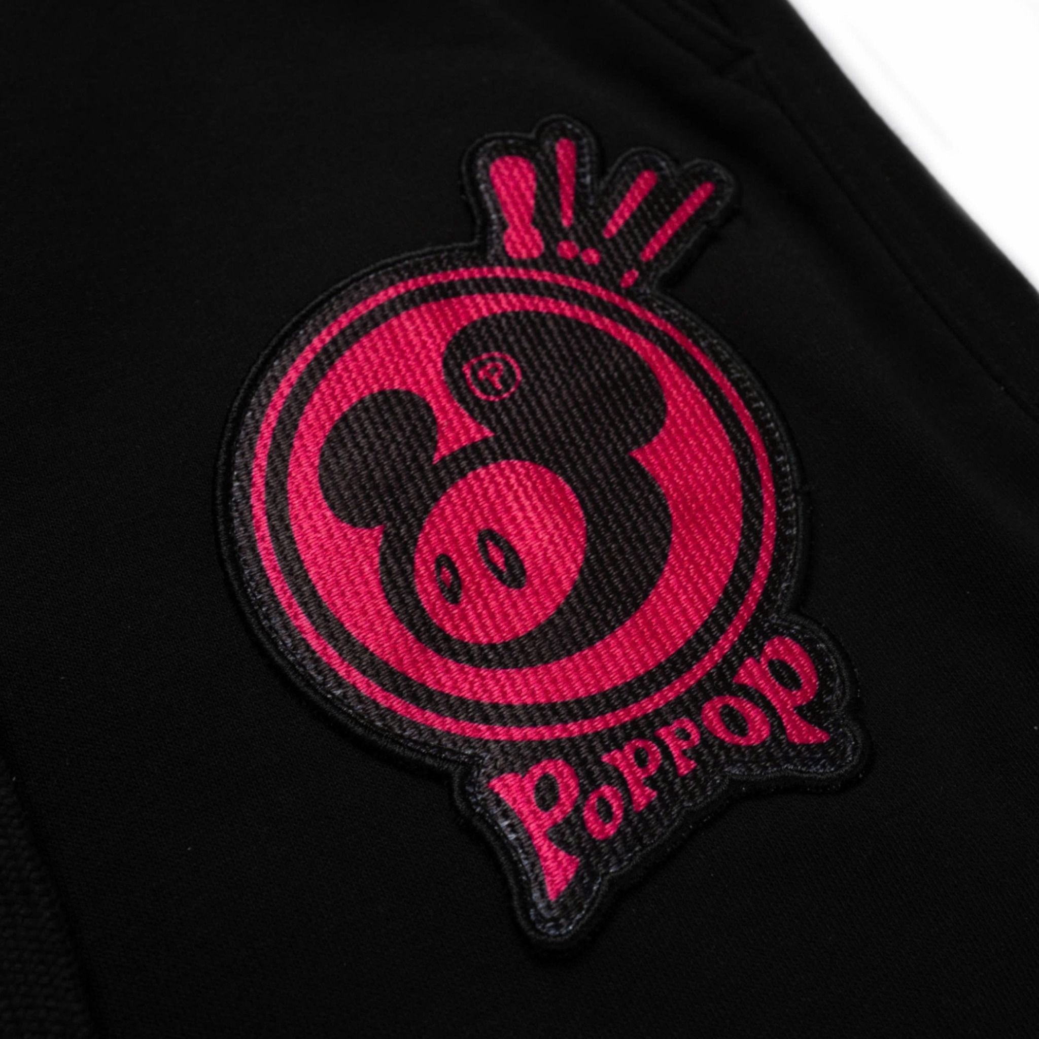 Poppop Mascot PP Pocket Leopard Sweatpant Black/ Pink – Poppophihi