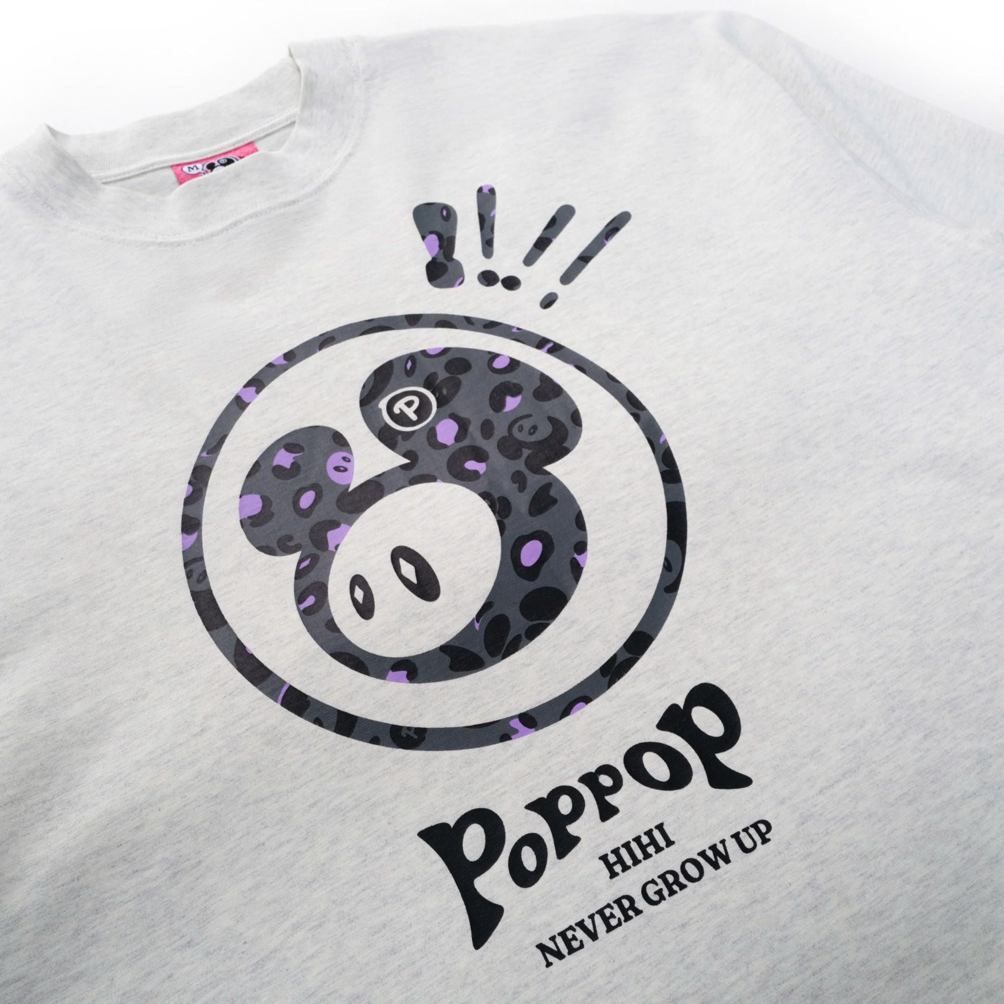 Poppop Mascot PP Leopard Long-Sleeve Grey/ – Poppophihi
