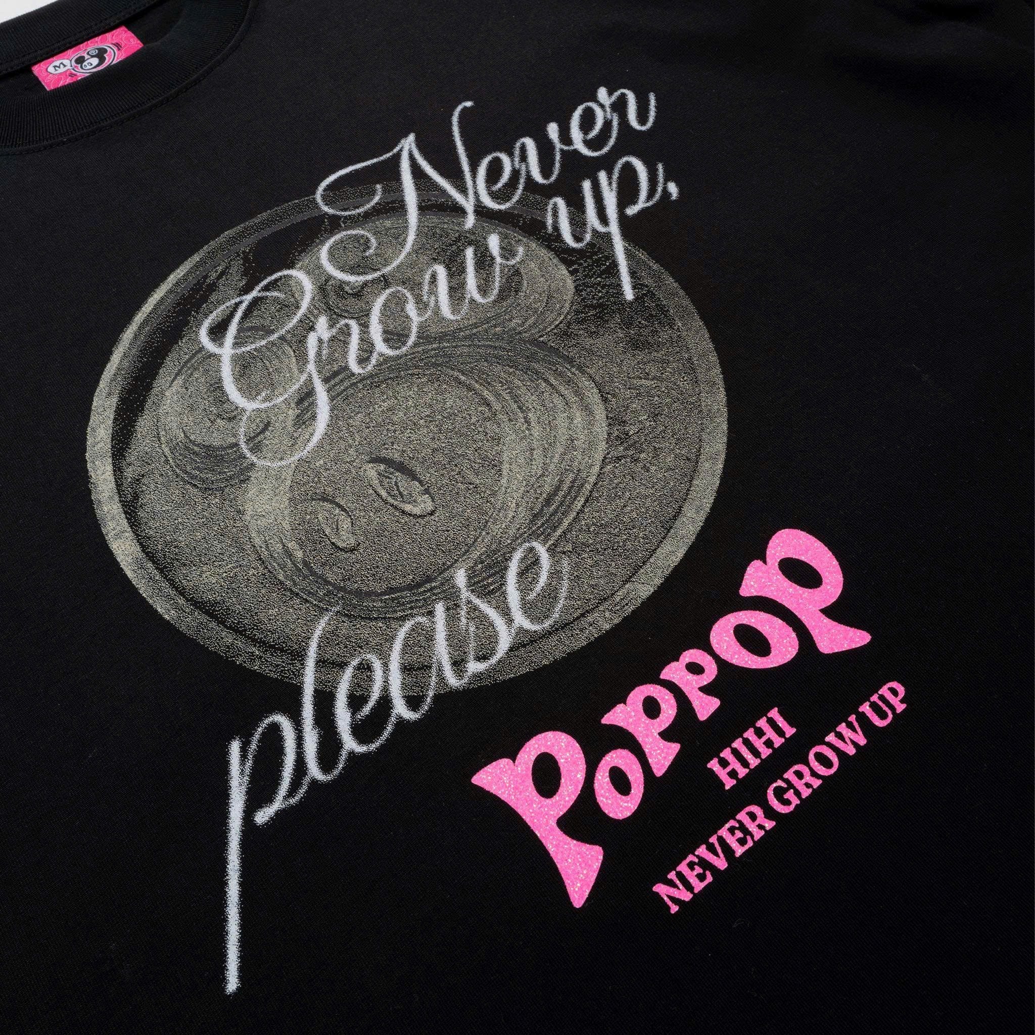Poppop Mascot PP Sand Boxy T-shirt/ Black – Poppophihi