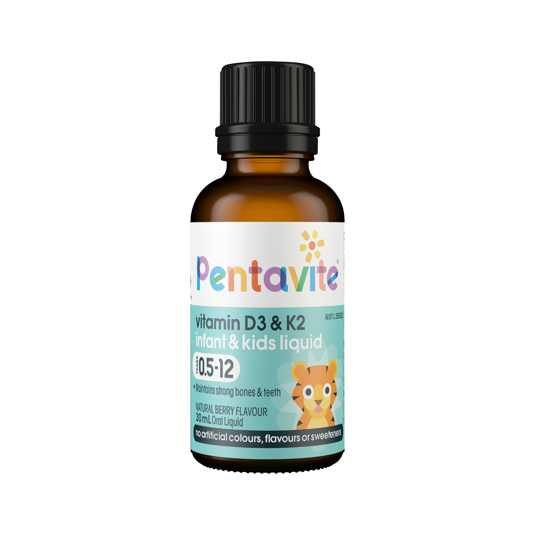 Bổ sung Vitamin D3 và K2 cho bé dạng lỏng Pentavite Vitamin D3 + K2 Ki ...