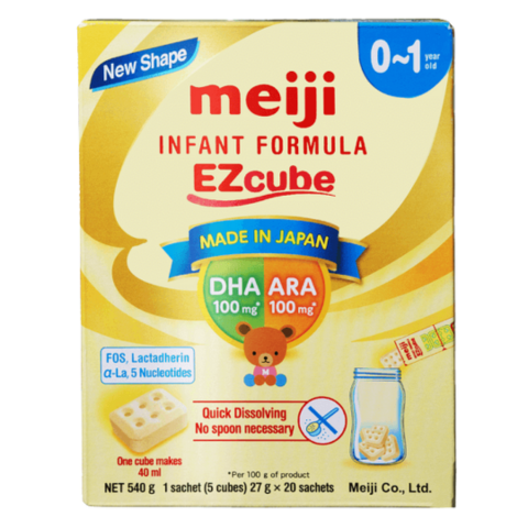 Sản phẩm dinh dưỡng công thức Meiji Infant Formula Ezcube 540g ...