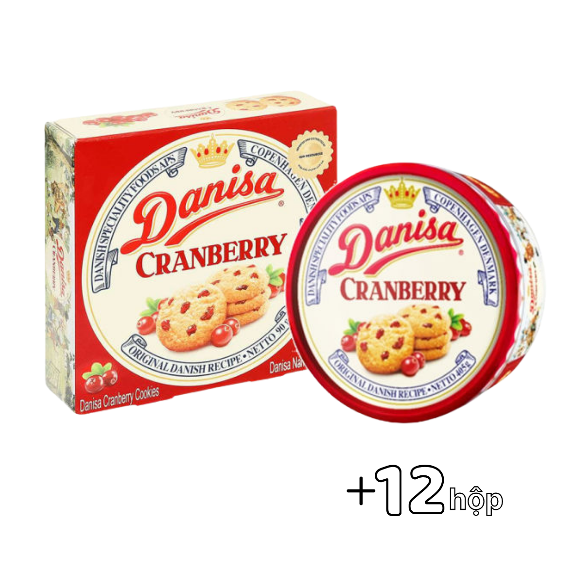 Bánh Danisa Cranberry Cookies 12 x 405G – VANTHANHSTORE