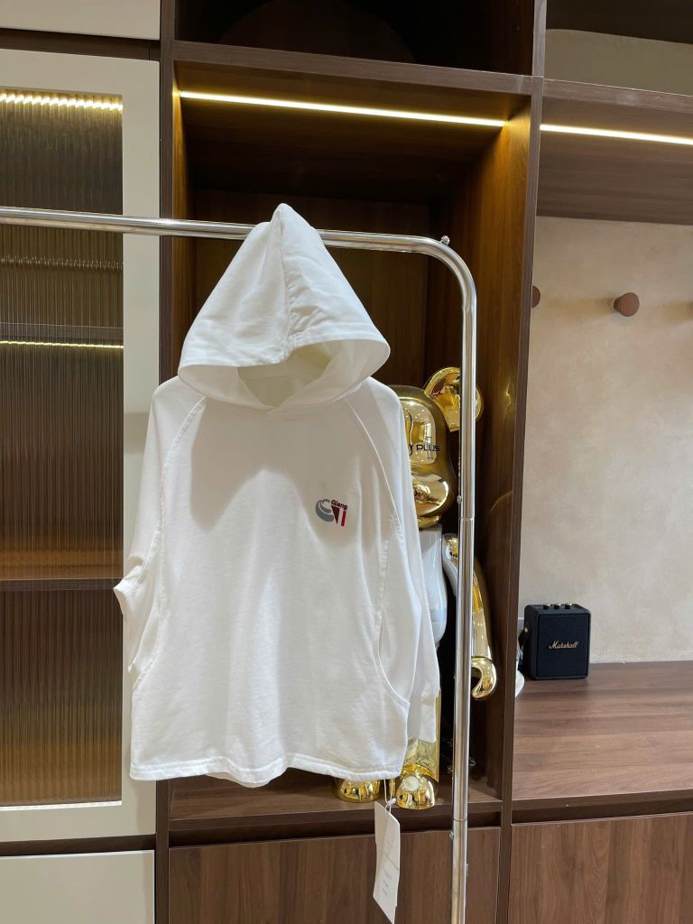 KA110 ÁO KHOÁC Hoodie TRẮNG QCCC PHỐI CHỮ (FORM TO)