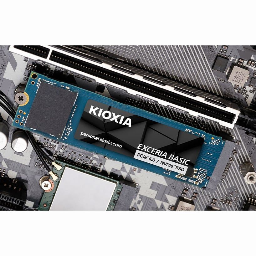 Ổ cứng SSD Kioxia Exceria Basic R7200 W6500 1TB NVMe Gen4 (LSF10Z001TG ...
