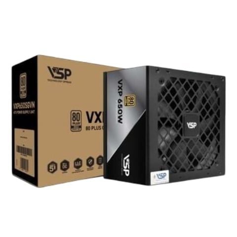 Nguồn VSP VXP 650W SGVN Gold 230V - Đen – TINHOCNGOISAO.COM