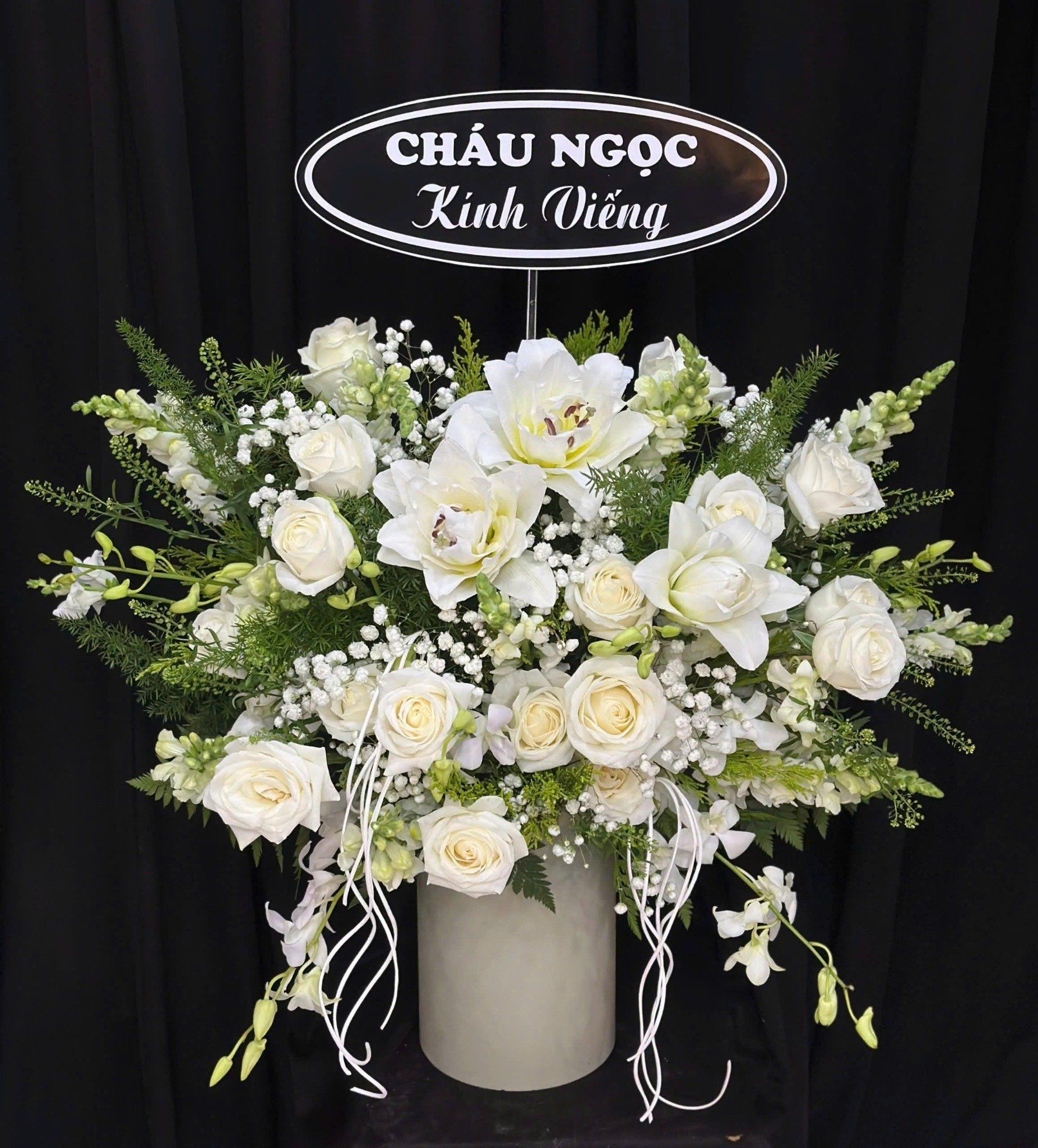 Hoa Hộp Hương Trắng Tri Ân - HH71 – Flosa