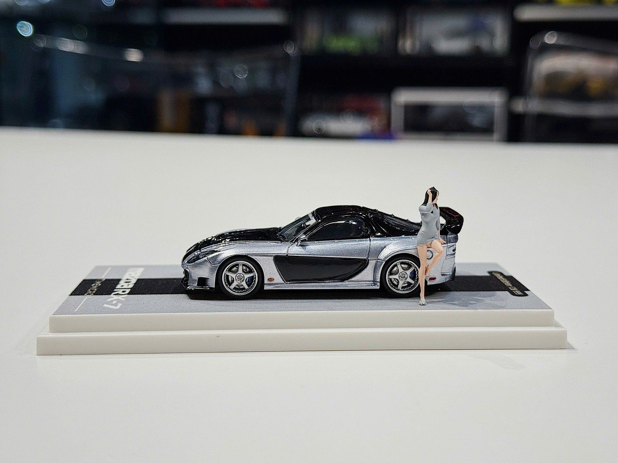 XE MÔ HÌNH MAZDA RX7 VEILSIDE,TỶ LỆ 1/64 TIMEMICRO – Mô Hình Tĩnh Việt Nam