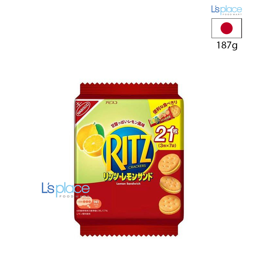 Nabisco Ritz Bánh quy kẹp kem chanh – L's Place Foodmart