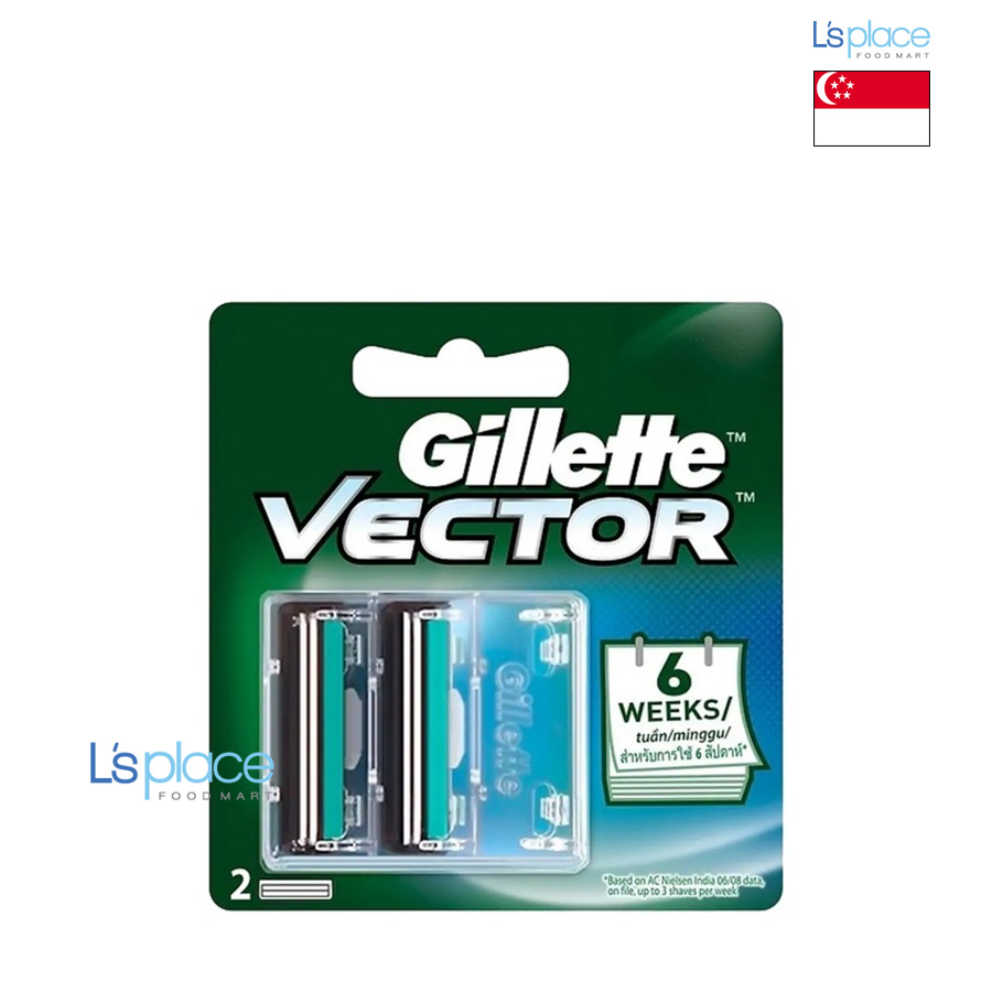 Gillette Vector Plus Lưỡi Dao Cạo – L's Place Foodmart
