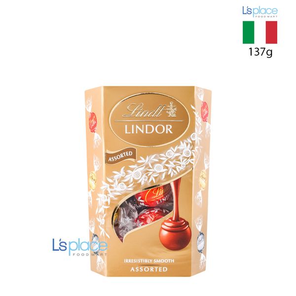 Lindt Lindor Socola tổng hợp hộp trụ giấy nâu – L's Place Foodmart