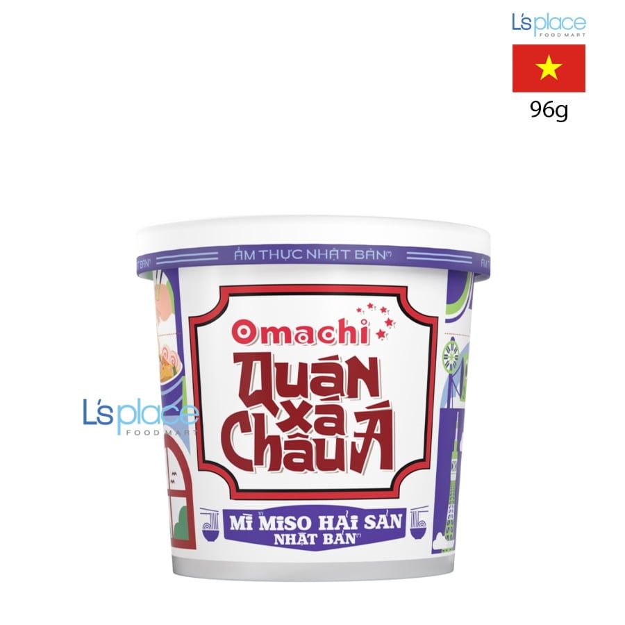 Omachi Quán xá Châu Á Mì Miso hải sản hộp – L's Place Foodmart