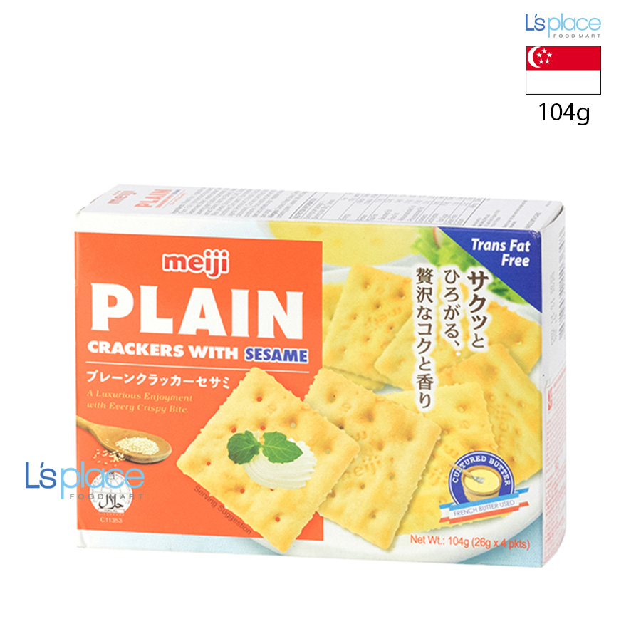 Meiji Bánh crackers mè – L's Place Foodmart