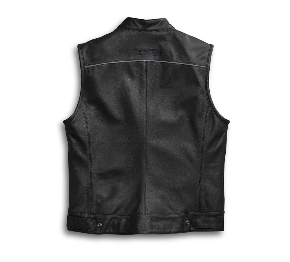 Áo Gile Da Nam H-D® Men's Foster Leather Vest – Thời trang - Phụ Kiện ...