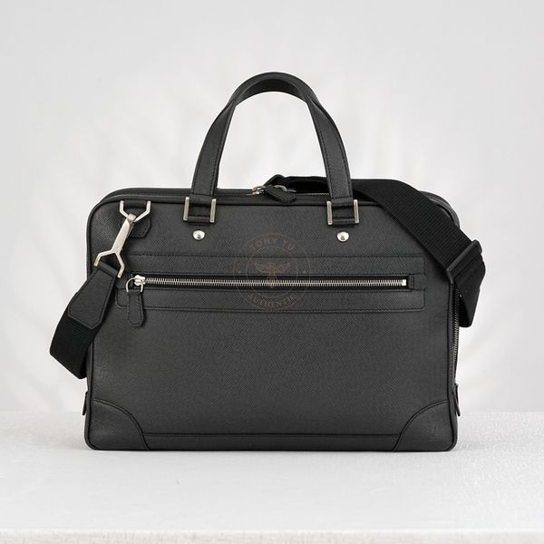 Cặp tài liệu Louis Vuitton Ardoise Alexander Noir Taiga (Đen) size 38 ...