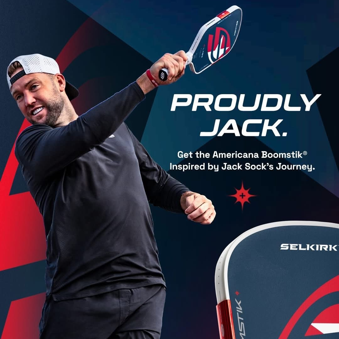 Vợt Pickleball Selkirk Boomstik Jack Sock Limited Edition 'White Red ...