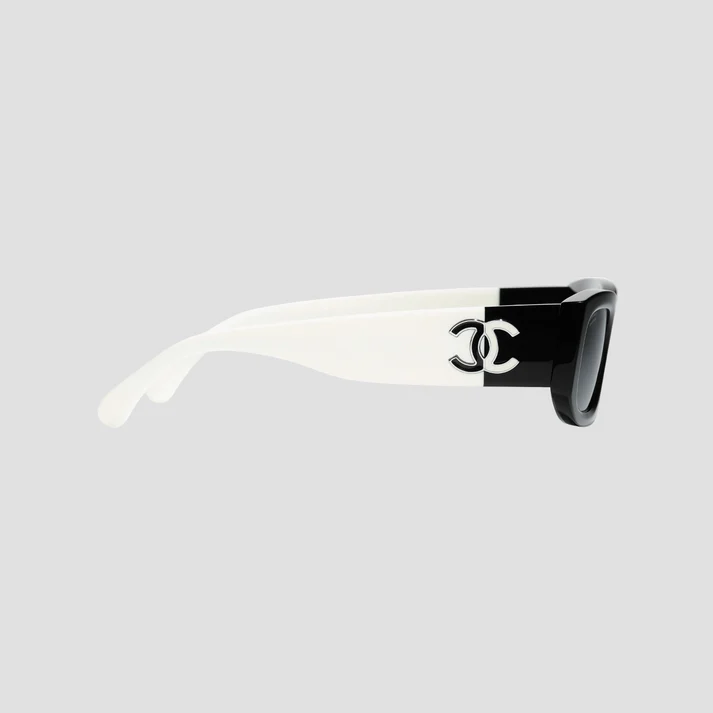 Kính Nữ Chanel Sunglasses 'Black White' CH5525-1656T8 – LUXITY