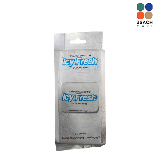 Khăn Ướt Mát Lạnh Icy Fresh (Lốc 3 Gói) – 3Sach Mart