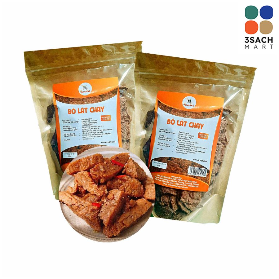 Bò Lát Chay Ngân Anh (Gói 150Gr) – 3Sach Mart