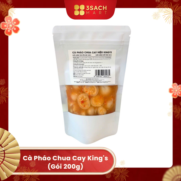 Cà Pháo Chua Cay King's (Gói 200g) – 3Sach Mart