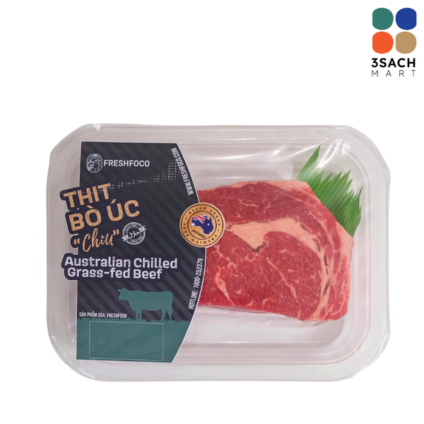 Đầu Thăn Ngoại Bò Úc Freshfoco (Khay 225g) – 3Sach Mart