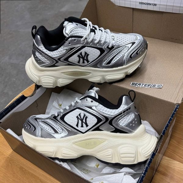 859 - Giày MLB Winner Chunky New York Yankees Ivory - 3ASHWD15N - 50IV ...