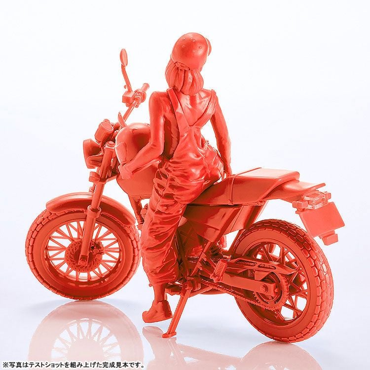 PLAMAX MF 103 Rider s portrait Honda FTR 223 Red 1/20 - Rider s portra ...