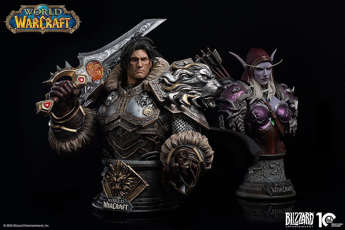 Varian Wrynn 1/3 Bust Model - World of Warcraft | Infinity Studio Fig ...
