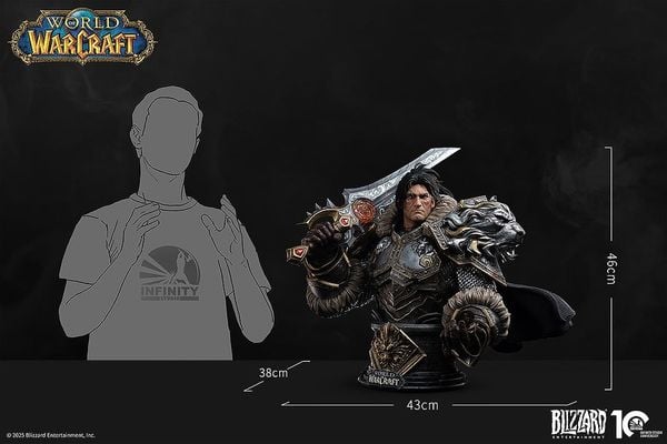 Varian Wrynn 1/3 Bust Model - World of Warcraft | Infinity Studio Fig ...
