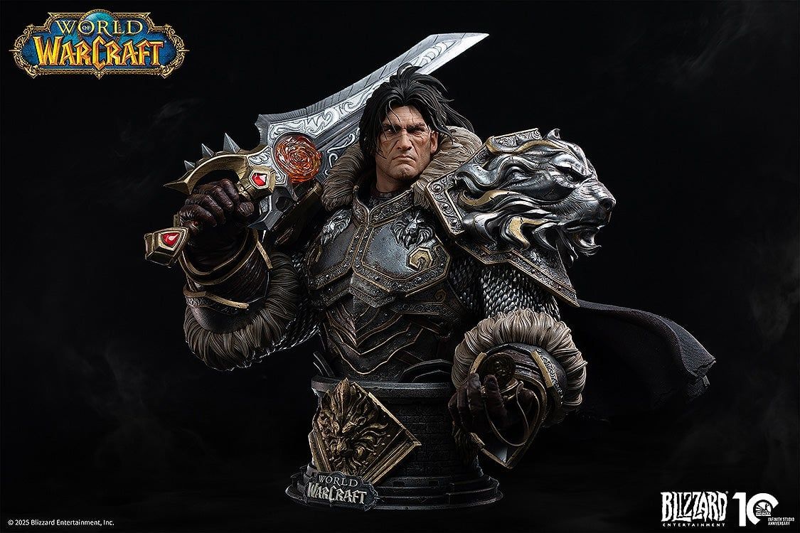 Varian Wrynn 1/3 Bust Model - World of Warcraft | Infinity Studio Fig ...