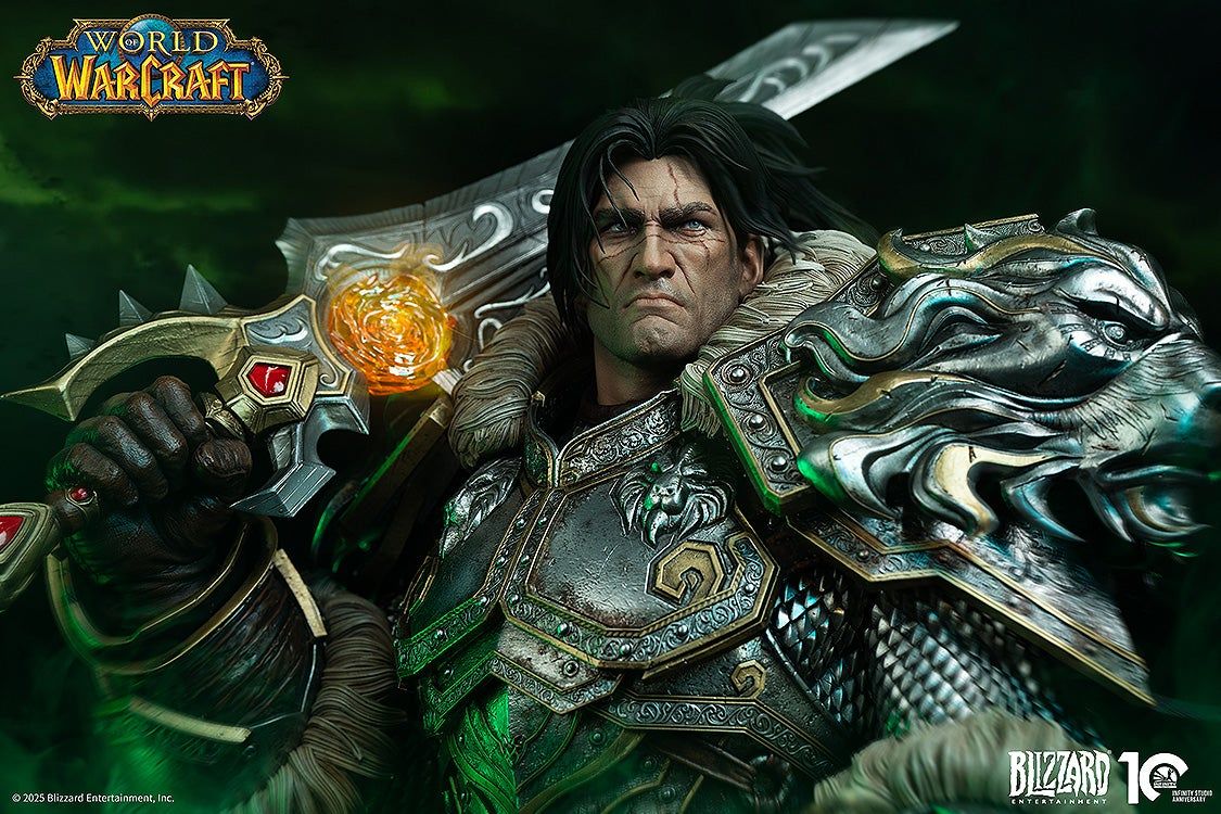 Varian Wrynn 1/3 Bust Model - World of Warcraft | Infinity Studio Fig ...