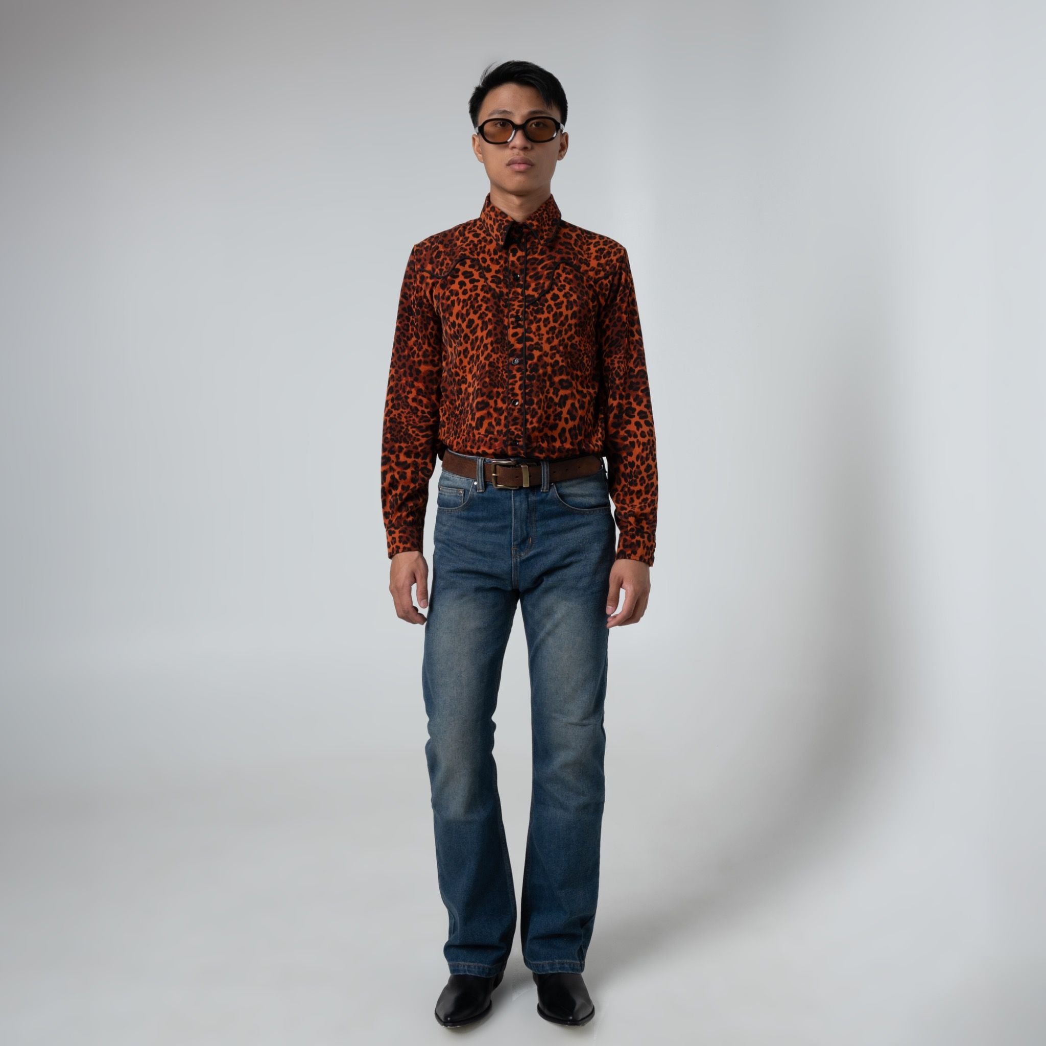 Western Shirt Leopard | Red – NGO