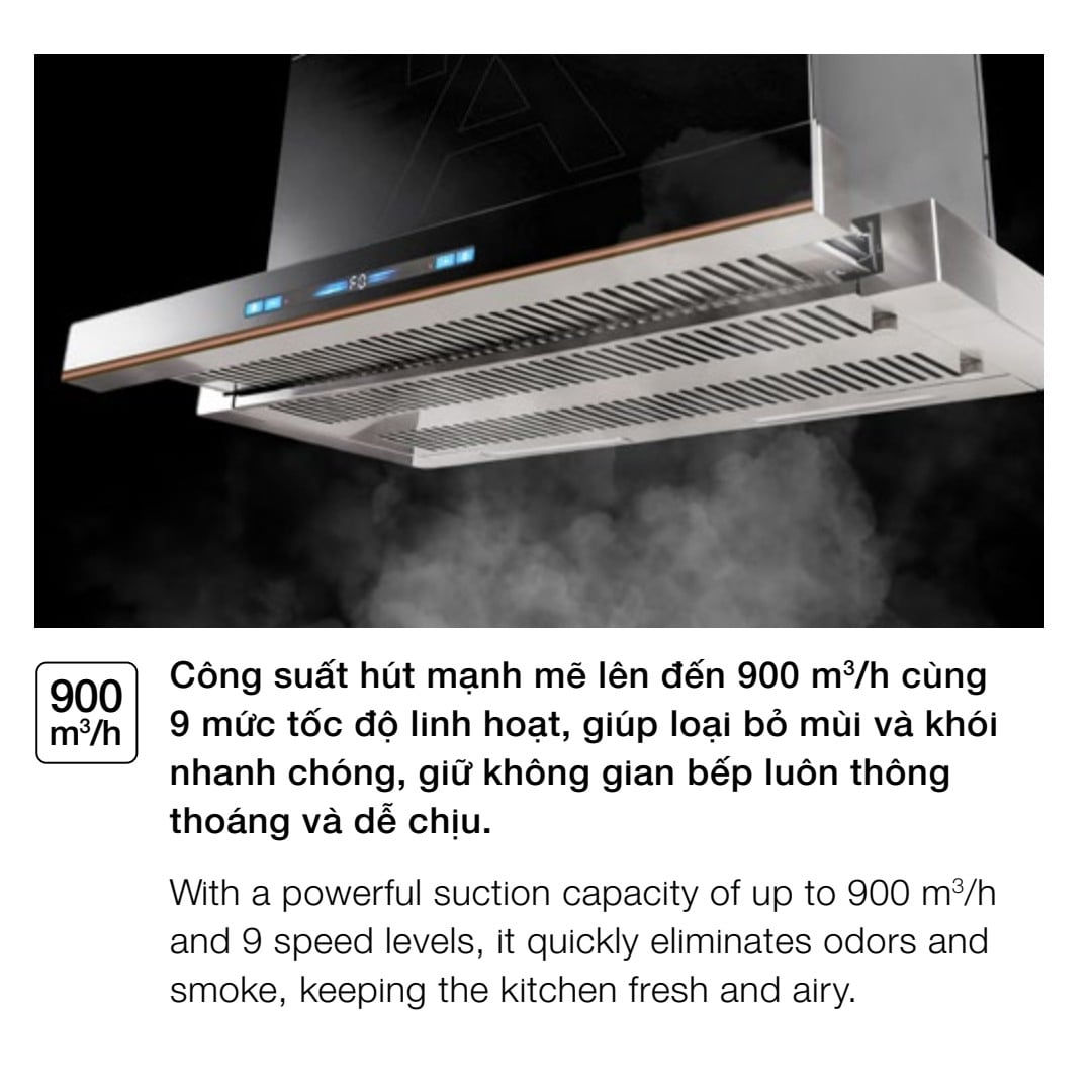 Máy hút mùi âm tủ Hafele HC-H706BS 533.87.798 - Phụ kiện Hafele