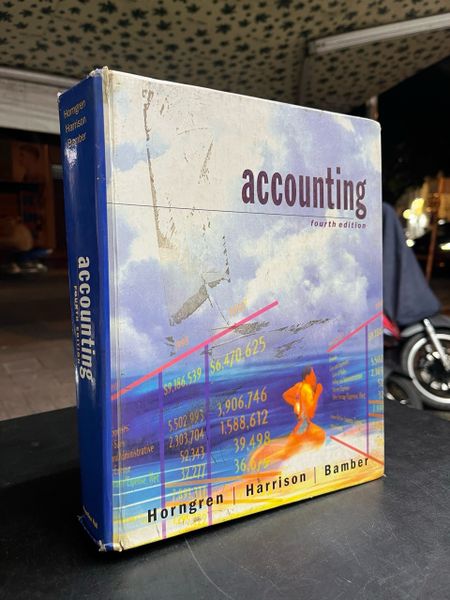 Accounting (fourth edition) - Horngren, Harrison, Bamber – Momo Bookstore