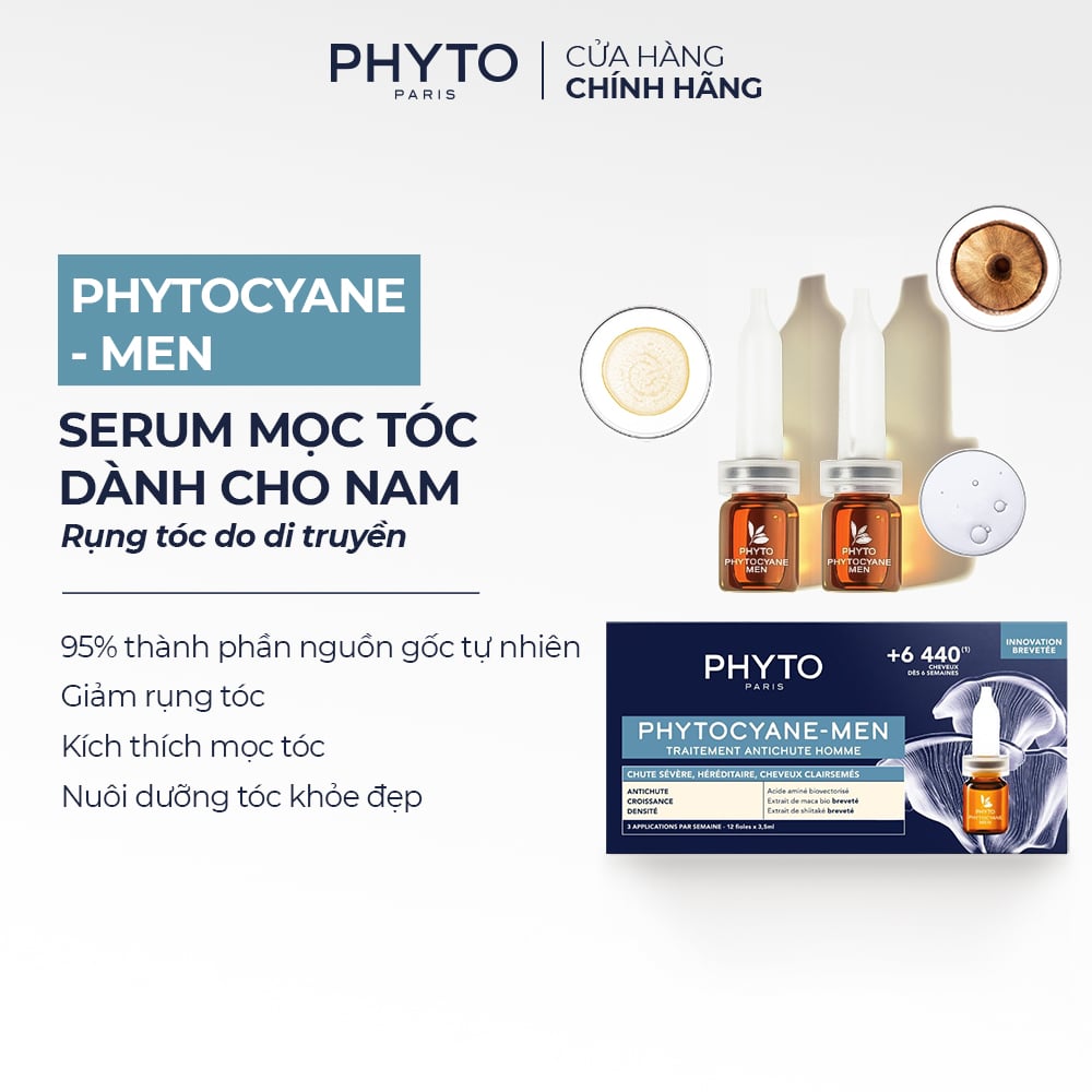 Serum điều trị rụng tóc cho nam Phytocyane (Phyto Phytocyane Men Anti ...