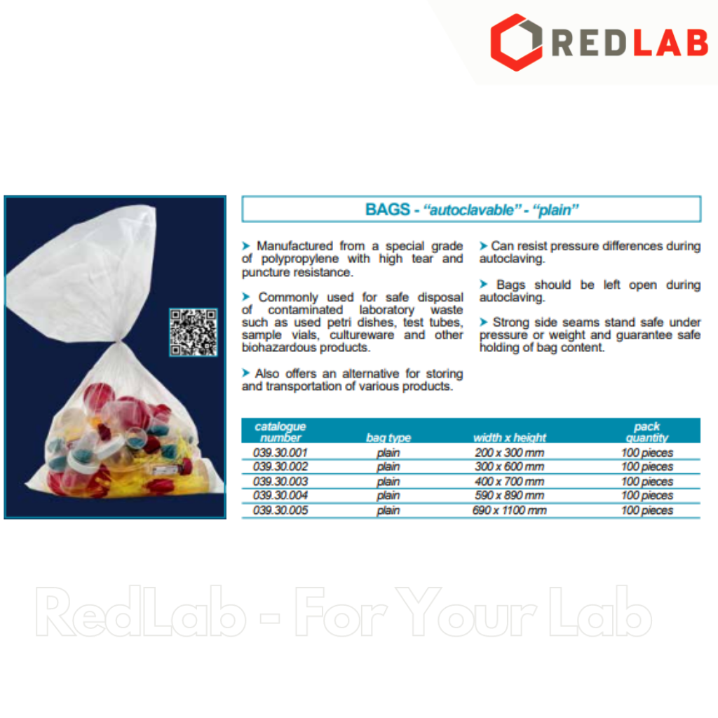 Bao để hấp autoclave bags ISOLAB 200x300 300x600 400x700 600x900 mm ...