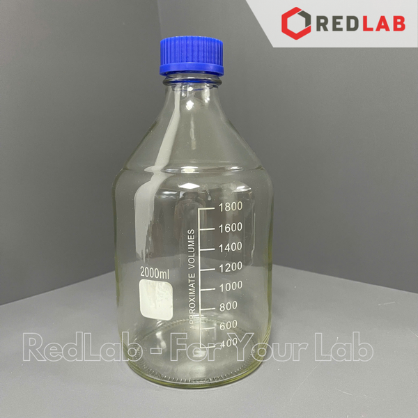 Chai trắng nắp vặn xanh ONELAB 25 50 100 250 500 1000 ml 2L 5L 10L 20L - RedLAB Online-store