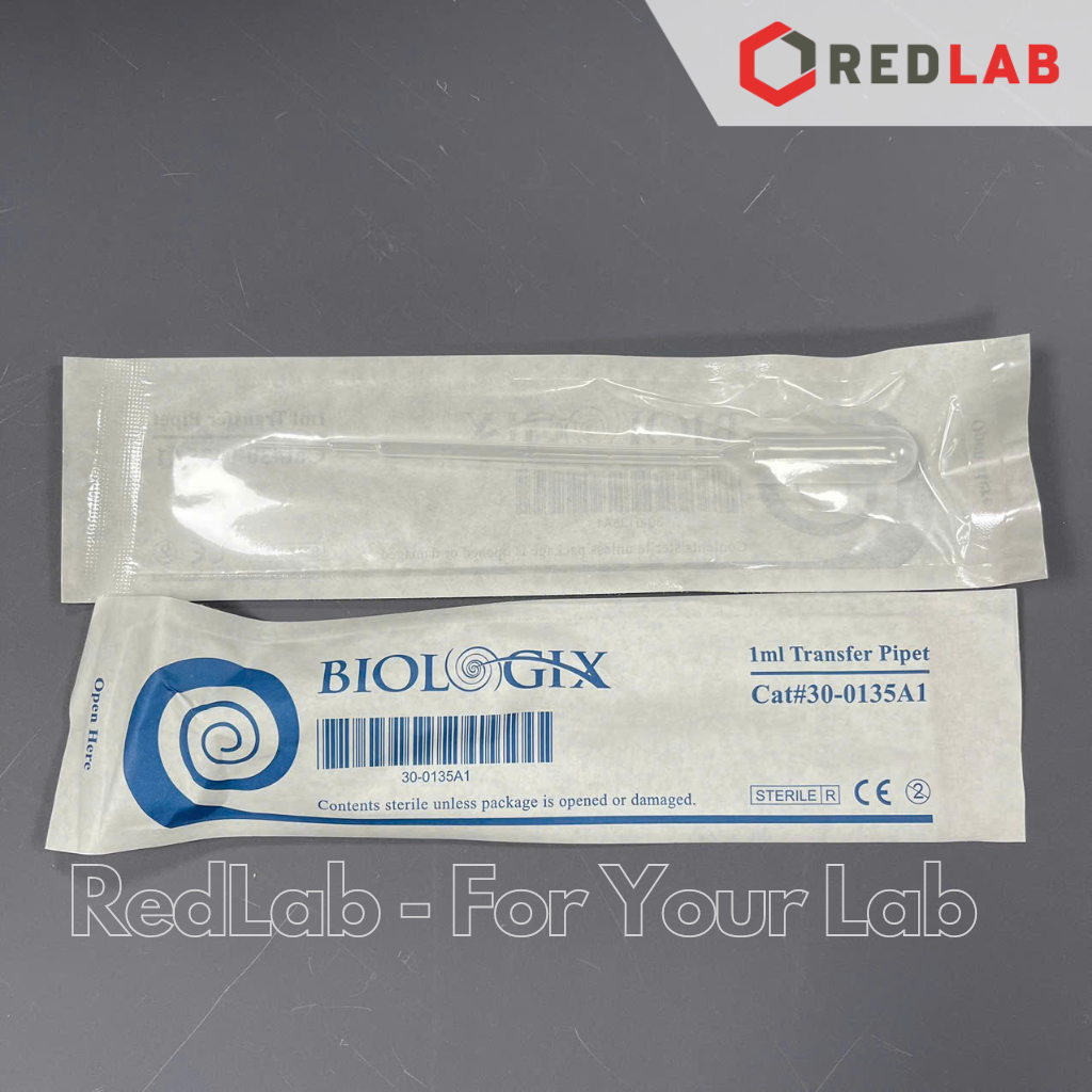 Pipet pasteur nhựa 1ml Individually sterile BIOLOGIX 30-0135A1 - RedLAB ...