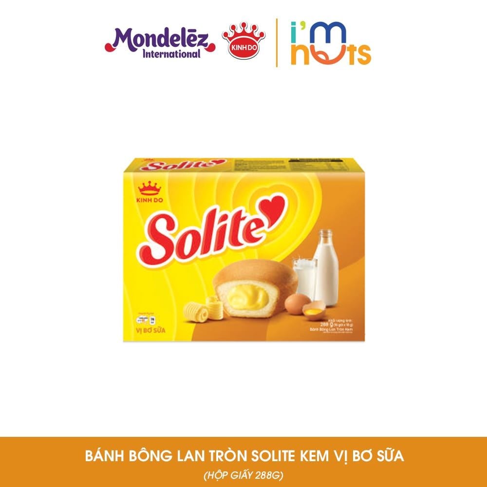 Bánh Bông Lan Solite Kem Kinh Đô Đủ Vị Phiên Bản Thường Và Hộp Quà Tết ...